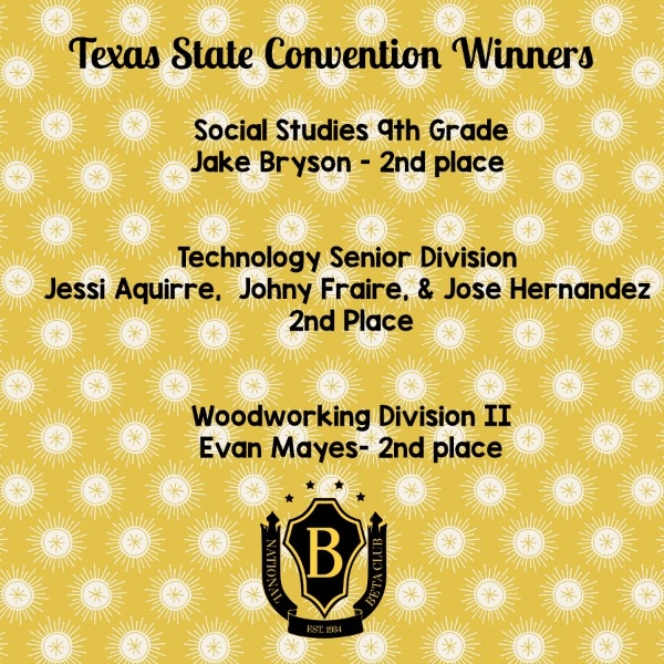 Tioga ISD - Beta Club Announcement