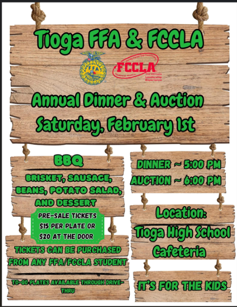 Tioga ISD - FFA/FCCLA Annual Dinner and Auction